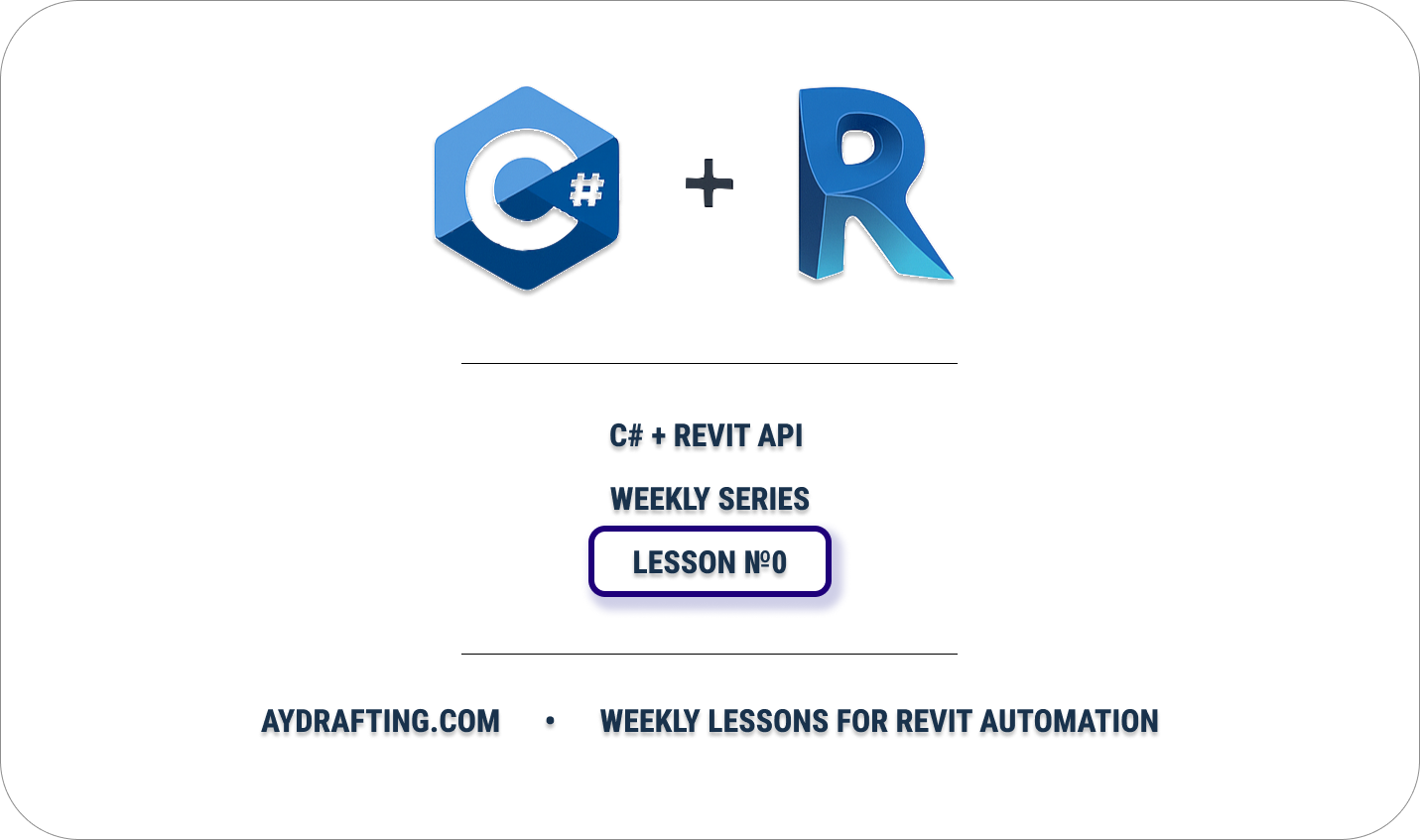 C# + Revit API: Lesson 0 | Blog